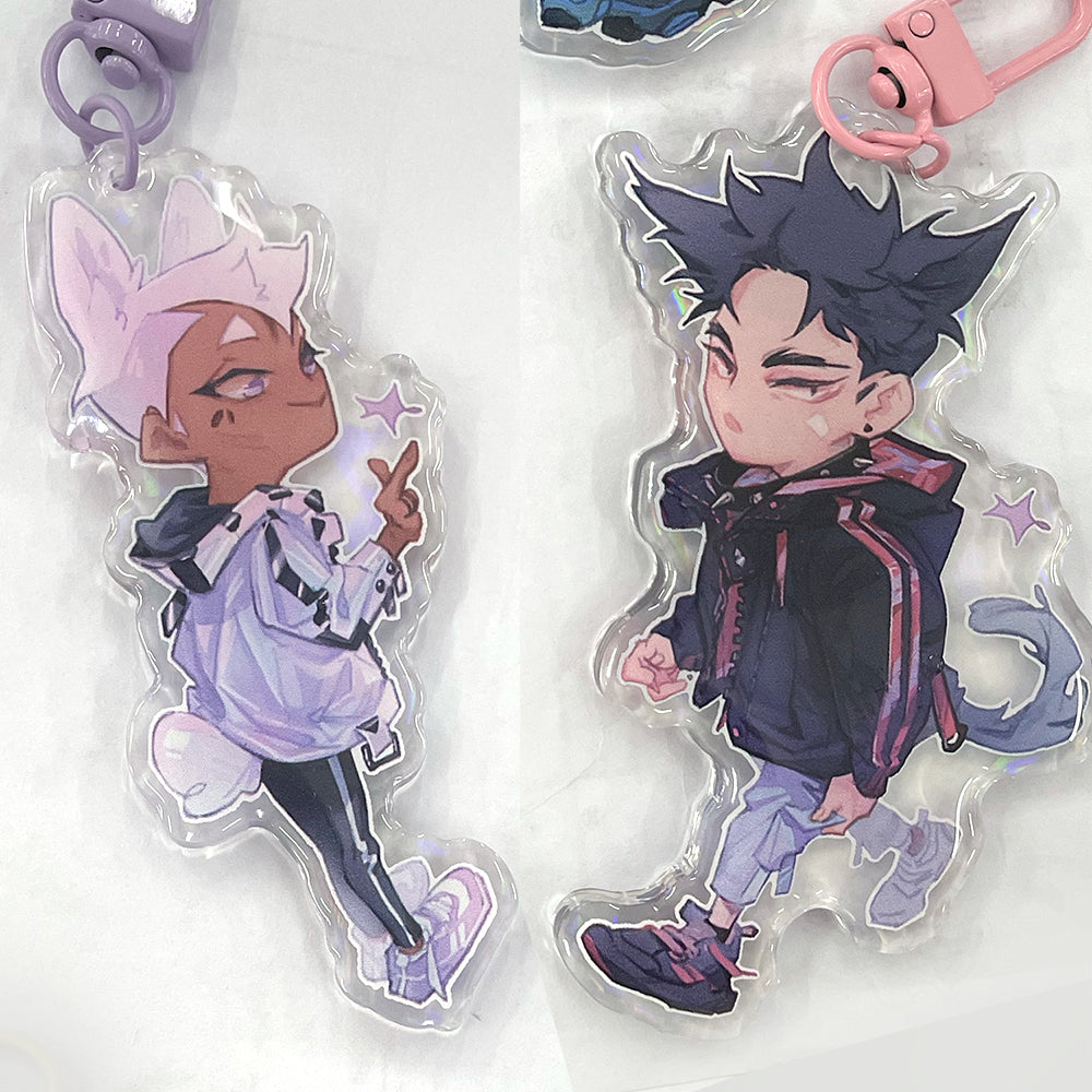 BLOCK / BRIK HOLO EPOXY CHARMS – trickywagon